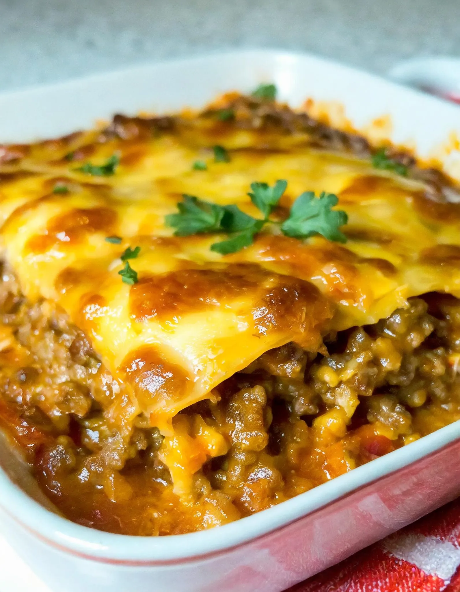 Beef Enchilada Casserole